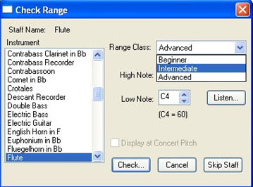 Finale Blog: Where “Check Range” has nothing to do with kitchens - Finale